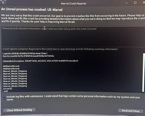 How To Fix Ue Marvel Unhandled Exception Crashing Error