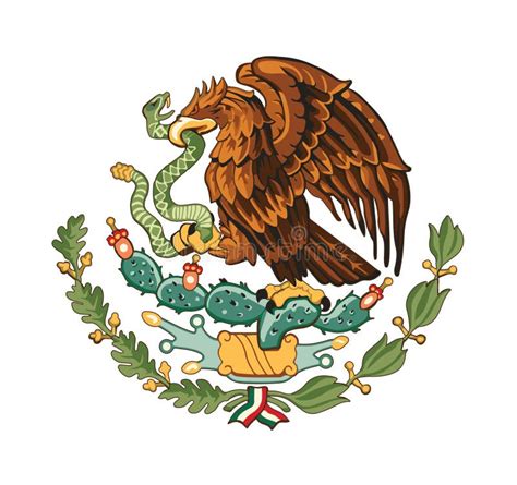 Bandera De México Signo De Dibujo Vectorial Ilustración Del Vector