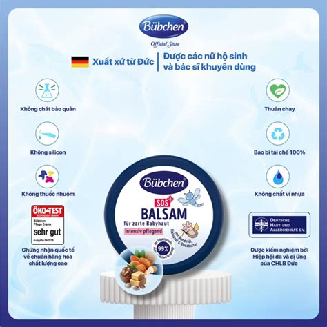 Sáp Dưỡng Ẩm Môi Và Da Sos Balsam 20ml Dành Cho Bé 3 Tuổi Bubchen Official Store Shopee Việt Nam