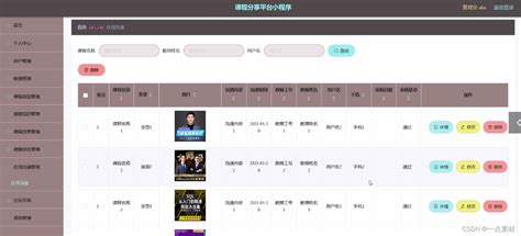 基于微信小程序的课程分享平台小程序基于微信小程序的知识分享平台是用什么写的 Csdn博客