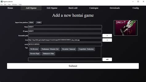 Tool H Game Selector A Viewer For Selecting From Your Labyrinth Of Hgames F Zone Adult