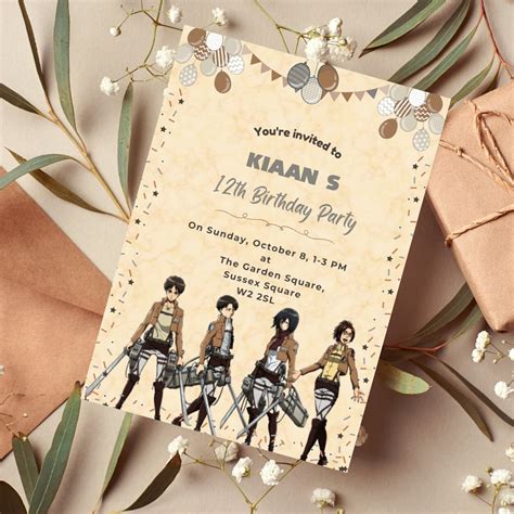 Anime Themed Wedding Invitations
