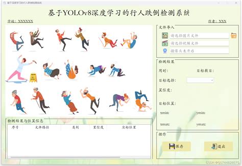 深度学习之基于yolov8的行人跌倒检测系统行人检测系统功能 Csdn博客