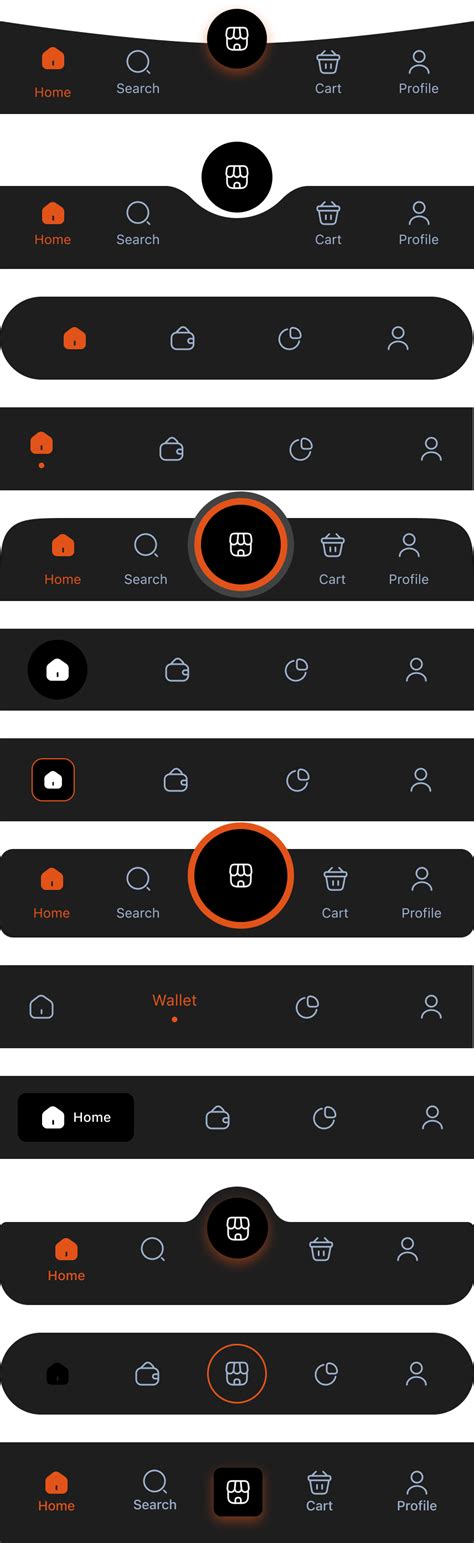 📱 Mobile Bottom Navbar Ui By Econev By Jack Conev On Dribbble