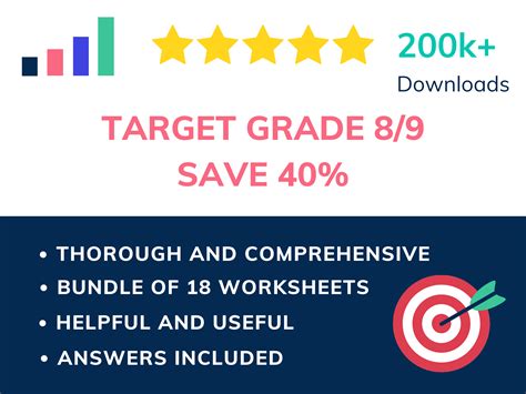 Gcse Maths Revision Target Grade 8 9 Teaching Resources