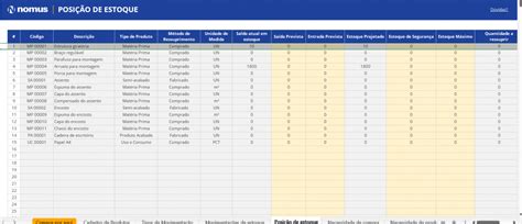 Planilha De Contagem De Estoque Excel
