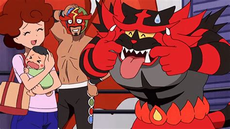 Incineroar Masked Royal Nintendo Pokemon Pokemon Anime Pokemon Sm Anime Animated