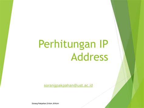 Perhitungan Ip Address Untuk Mata Kuliah Rpl Ppt