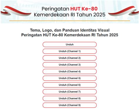 Tema Logo Dan Panduan Identitas Visual Hut Ri Ke 80 Dkisp Tarakan