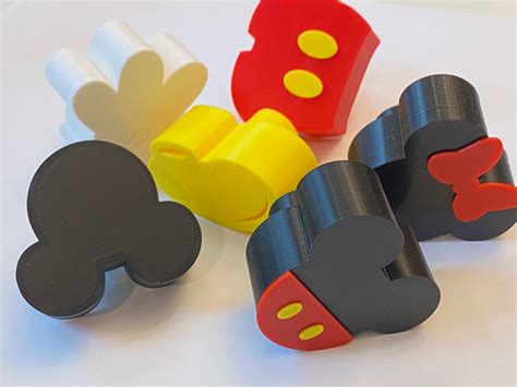Mickey Mouse And Minnie Mouse Drawer Knobshandles For Etsy