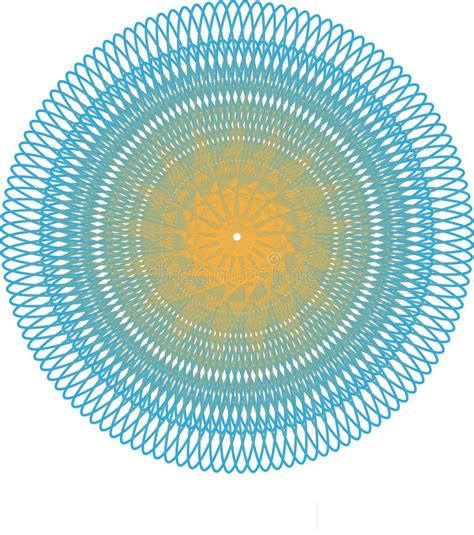 Abstract Spirograph Pattern Or Background Stock Illustration