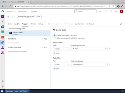 continuous delivery and managing builds with azure devops