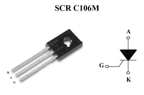 Scr C106m Tiristor C106 T0-225 600v 4a (5 Piezas) | LIF TECHNOLOGY