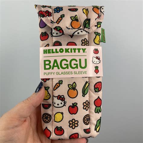 Nwt Baggu X Hello Kitty Puffy Glasses Sleeve Offers Depop