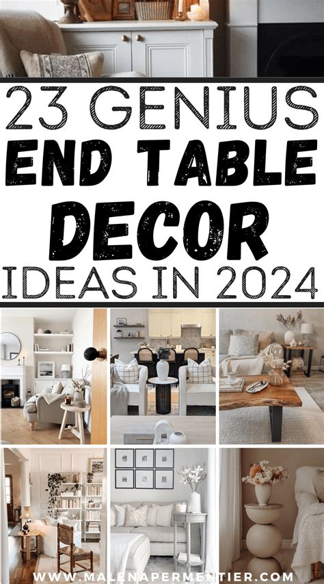 23 End Table Decor Ideas That Every Living Room Needs