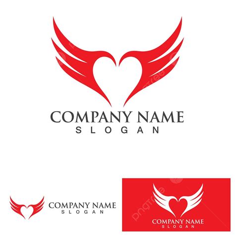 Wing Red Birdlogo Template Vector Flying Line Emblem Vector Flying Line Emblem Png And Vector