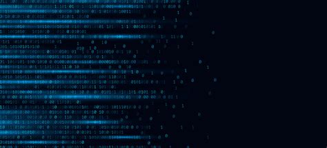 진한 파란색 배경에 빛나는 효과가 있는 이진 데이터 소프트웨어 프로그래밍 코드입니다 금융 기술 디지털 배경 벡터 일러스트 레이 션 0명에 대한 스톡 벡터 아트 및 기타