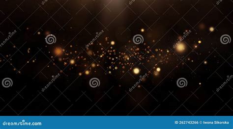 Bokeh Overlay With Glowing Particles Stock Illustration Illustration Of Overlays Particles