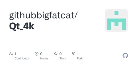 GitHub Githubbigfatcat Qt K