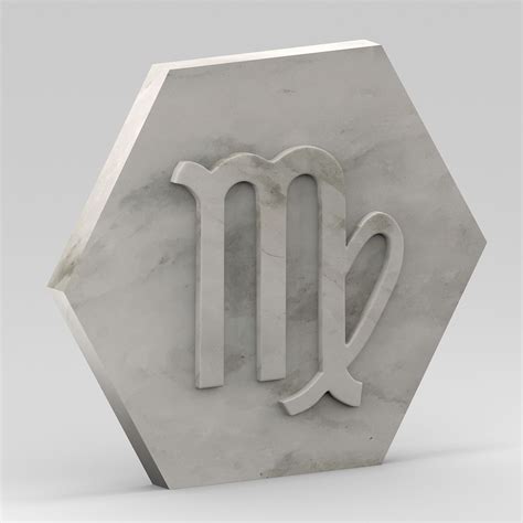 처녀 자리 별자리 기호 3d 모델 5 Max Fbx Obj Free3d
