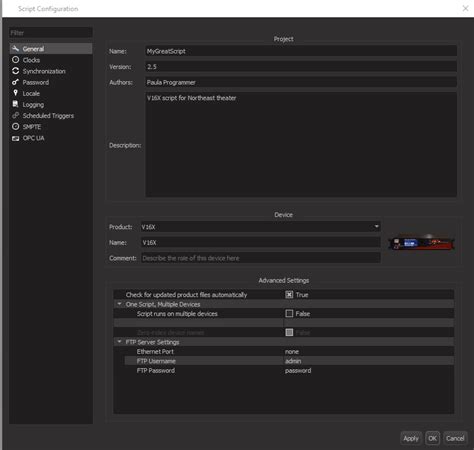 Script Configuration Alcorn Mcbride Inc