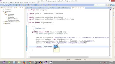 Selenium Tutorial 25 Selenium Webdriver Working With Drop Down