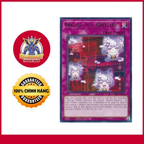 [thẻ Bài Yugioh Chính Hãng] Maliss C Gwc 06 Shopee Việt Nam