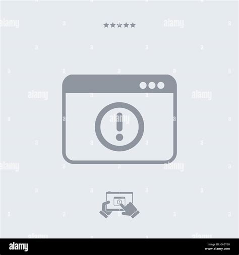 Alert Window Icon Alert Window Vector Alert Window Symbol Alert Window Design Alert Window