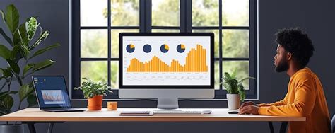 Premium Photo A Dynamic Seo Data Visualization Dashboard Wallpaper