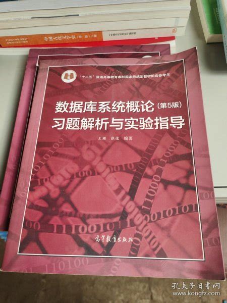 数据库系统概论习题解析与实验指导十二五普通高等教育本科国家级规划教材配套参考书王珊、张俊 编孔夫子旧书网
