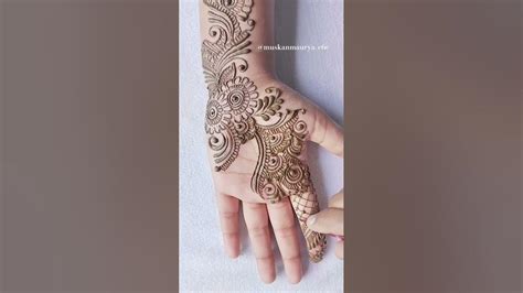 mahndi degisn simple 🥰 ️ ️ music design mehndi simple henna