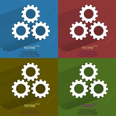 Flat Design Web Icon Of Color Settings Sign For Color Scheme