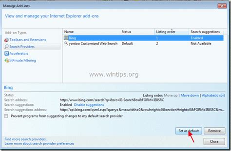 How To Remove Almost Any Browser Adware Or Hijacker Program From Your Browser WinTips Org