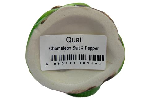 Quail Ceramics Chameleons Salt And Pepper Set 3170