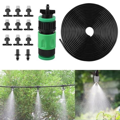 KIT SISTEMA IRRIGAZIONE Terrazza Pianta Irrigazione Signore Nebbia Aria Raffreddamento Micro EUR