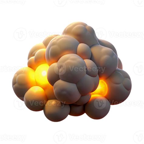 Wonderful Creative Glowing 3d Cell Cluster Abstract Background