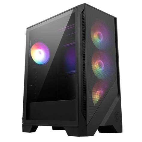 Pc Case Msi Mag Forge 121a Airflow Argb Semi Tower Atx Vetro Temperato