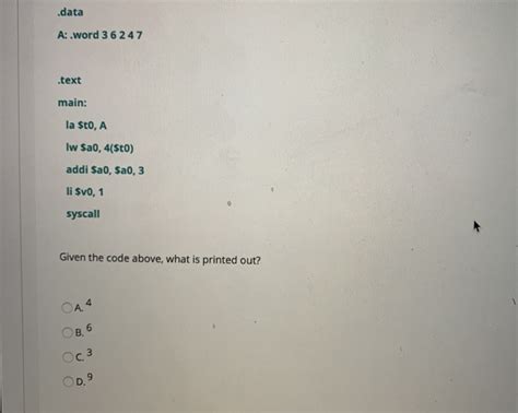 solved data a word 3 6 247 text main la t0 a lw a0