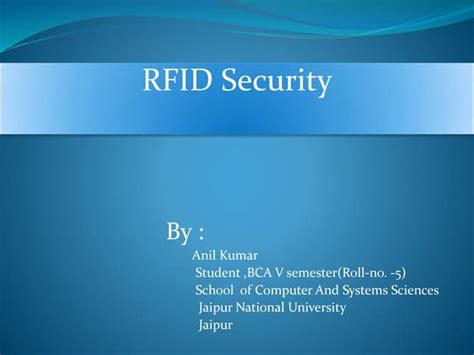 Rfid Based Security Access Control System