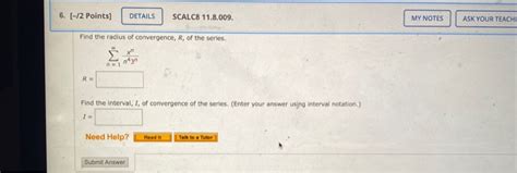Solved 6 [ 12 Points] Details Scalc8 11 8 009 My Notes Ask