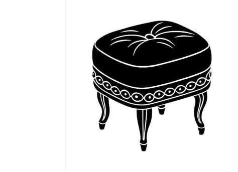 미니멀리스트 테이블 실루 터 일러스트레이션 프리미엄 Ai 생성 벡터