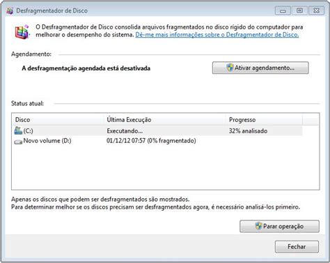 Limpeza E Desfragmentação De Disco Hd Ferramentas Pc