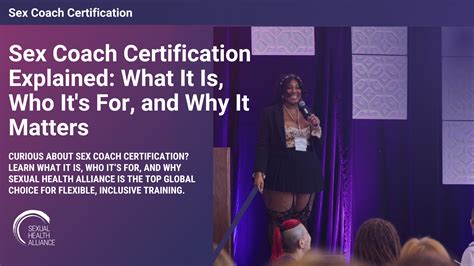 Sex Coach Certification What It Is Who Its For And Why It Matters