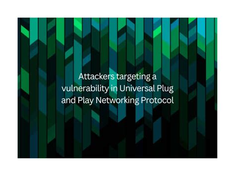 Vulnerability In Upnp Networking Protocol Haltdos