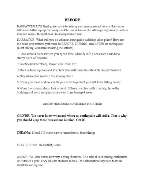 Earthquake Roleplay Script Download Free Pdf Earthquakes