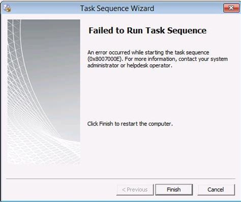 Failed To Run Task Sequence Techyv Com