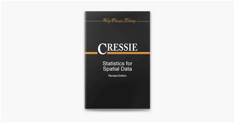 ‎statistics For Spatial Data écrit Par Noel Cressie Sur Apple Books