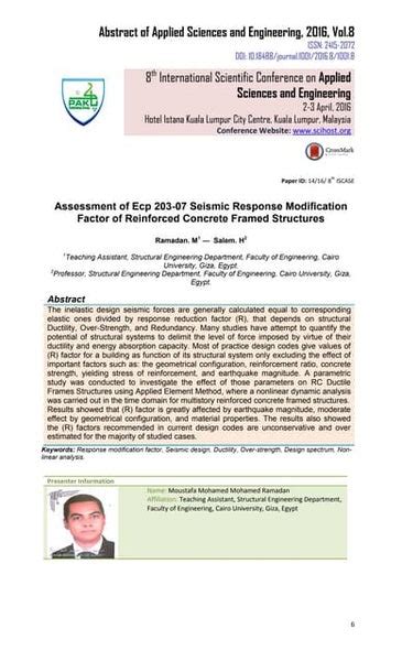 Assessment Of Seismic Response Reduction Factor Of Reinforced Concret…
