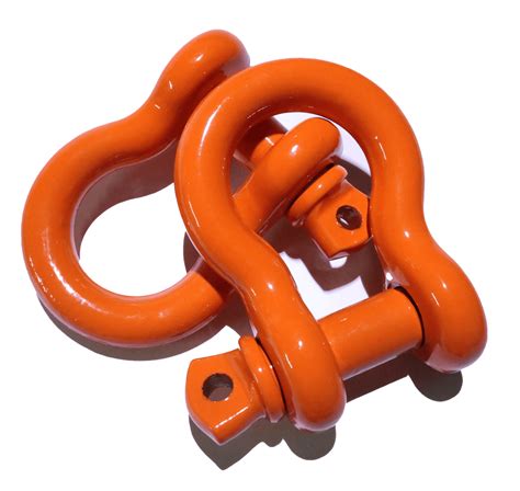 Orange D Ring Shackles 34 Inch For You Jeep Or Truck