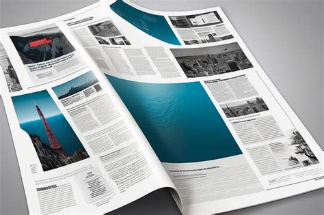 Vector Editorial Layout Design Premium Ai Generated Image